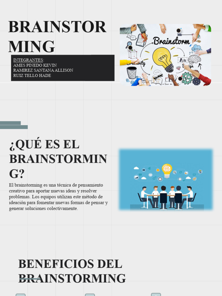 Brainstorming | PDF