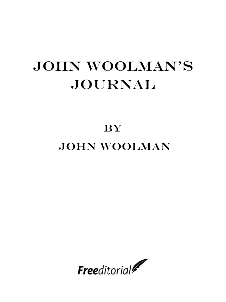 John Woolman S Journal by John Woolman | PDF | God | Jesus