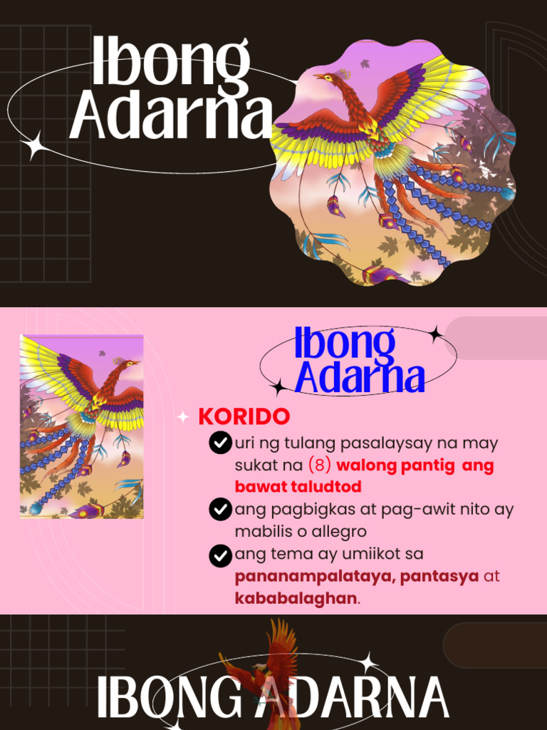 Ibong Adarna - Presentation | PDF