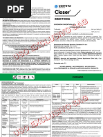 FT Closer | PDF | Insecticida | Toxicidad