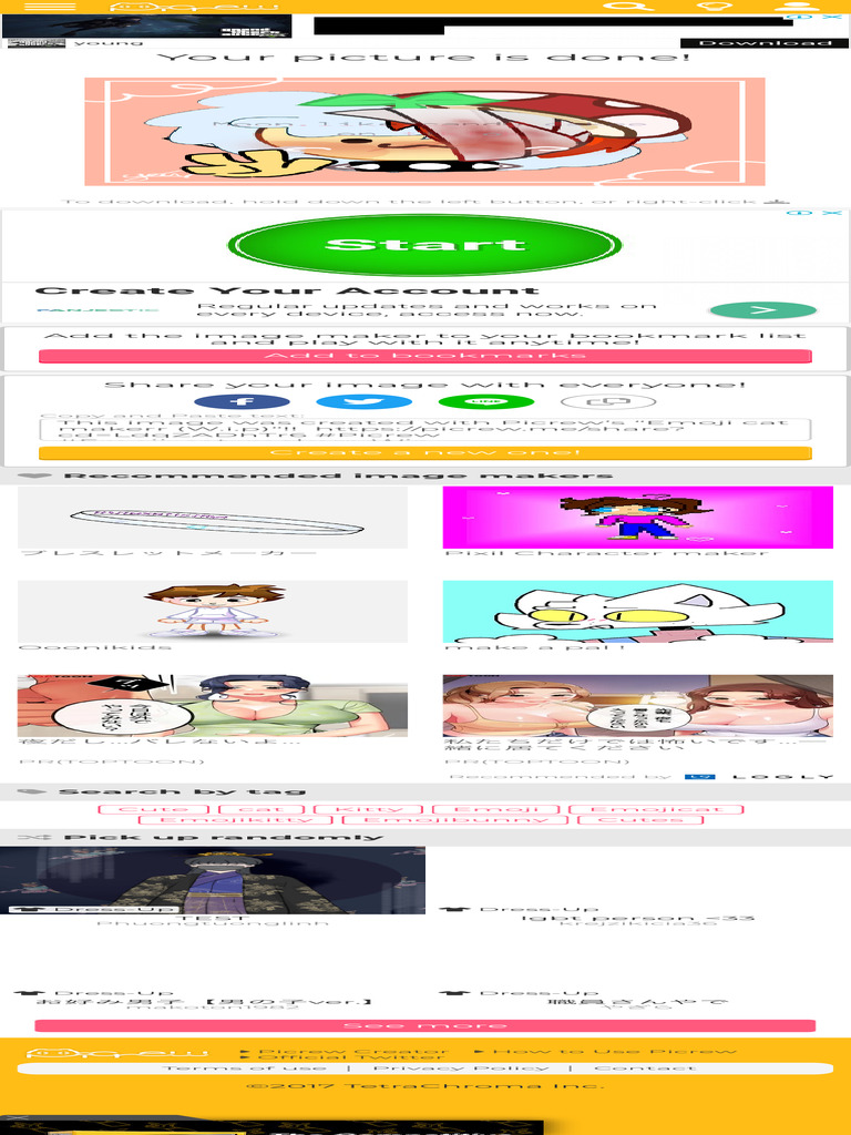 Emoji cat makerr (W.i.p)｜Picrew | PDF