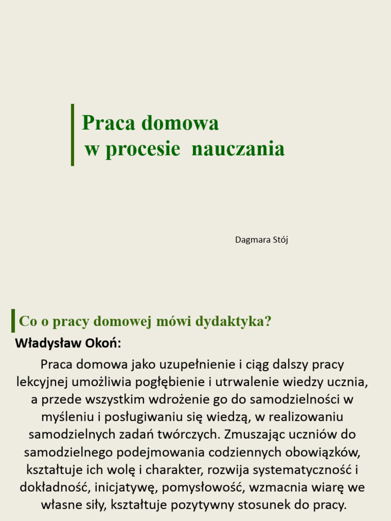 Praca Domowa | PDF