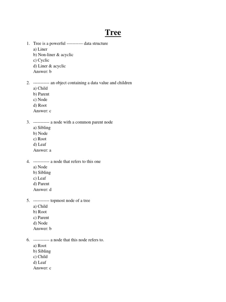 Tree | PDF | Applied Mathematics | Algorithms And Data Structures
