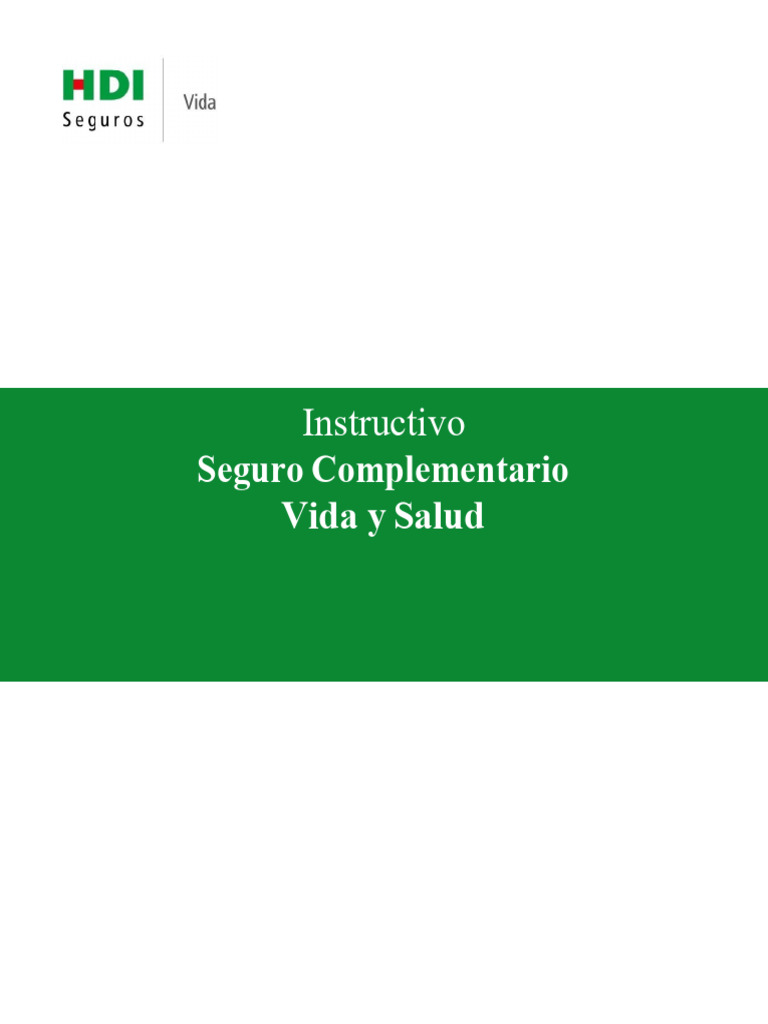 00000012-Manual Comercial HDI | PDF | Seguro | Seguro de vida