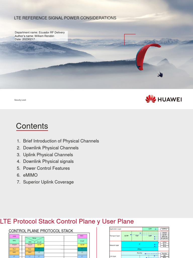 LTE Signal Power and Protocols | PDF | Orthogonal Frequency Division ...