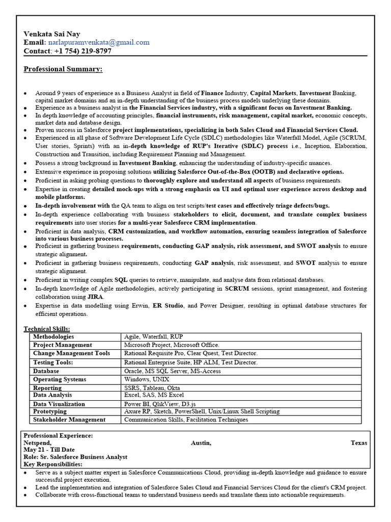 Nay Ba Salesforce | PDF | Software Development Process | Scrum (Software Development)