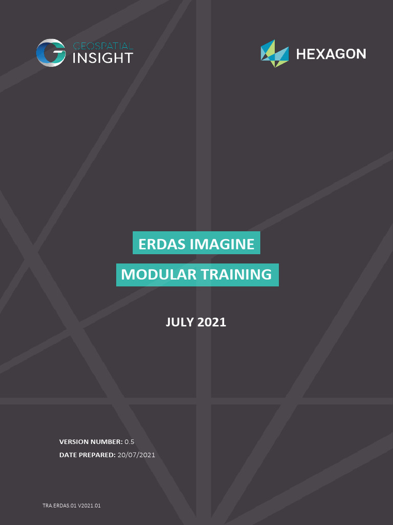ERDAS IMAGINE Training Modules | PDF | Geographic Information System ...