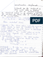 Class 12 Coordination Compounds Topper's Handwritten Notes? | PDF