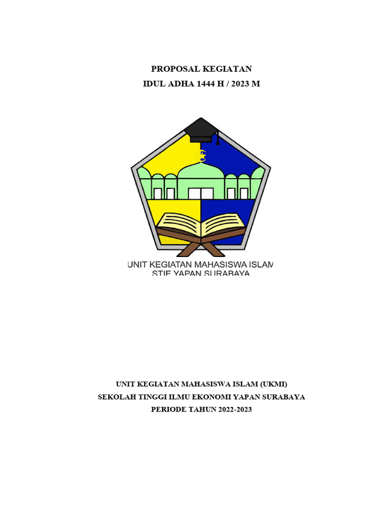 PROPOSAL IDUL ADHA UKMI (2023) Plus | PDF | Karier & Perkembangan