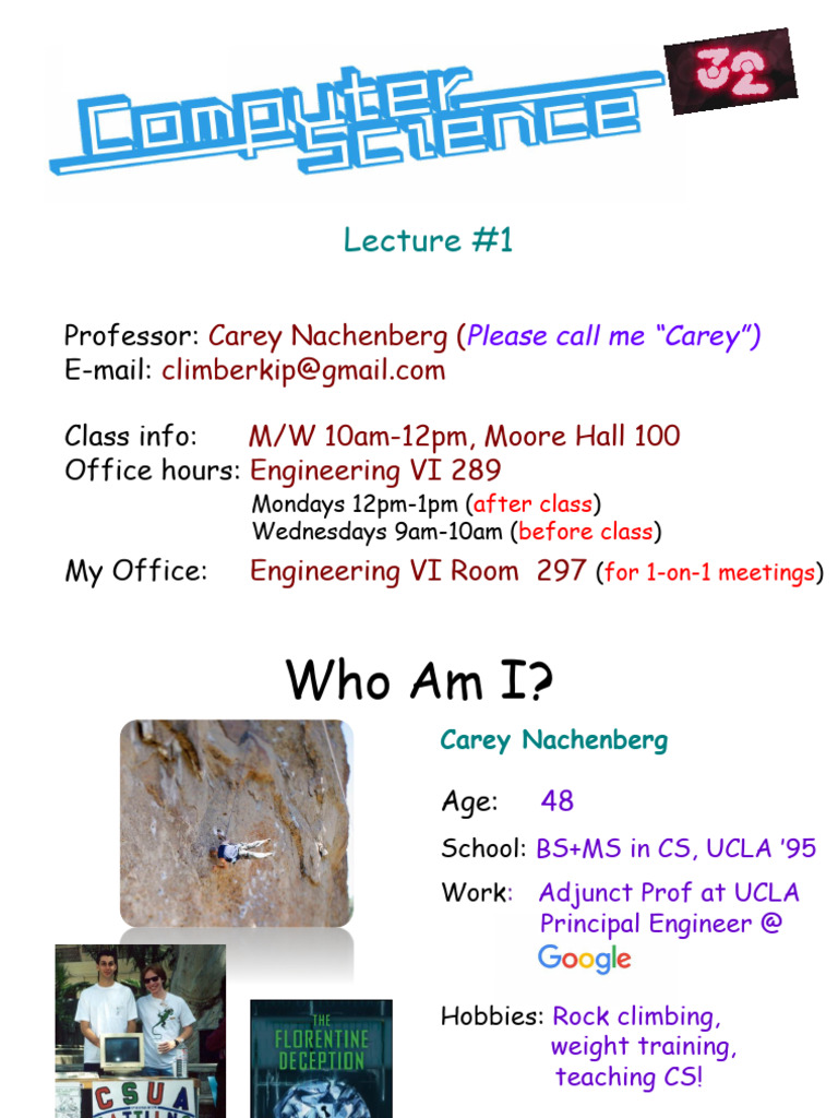 Lecture01 Handouts | PDF | Algorithms | Computer Programming Lecture01 Handouts | PDF | Algorithms | Computer Programming