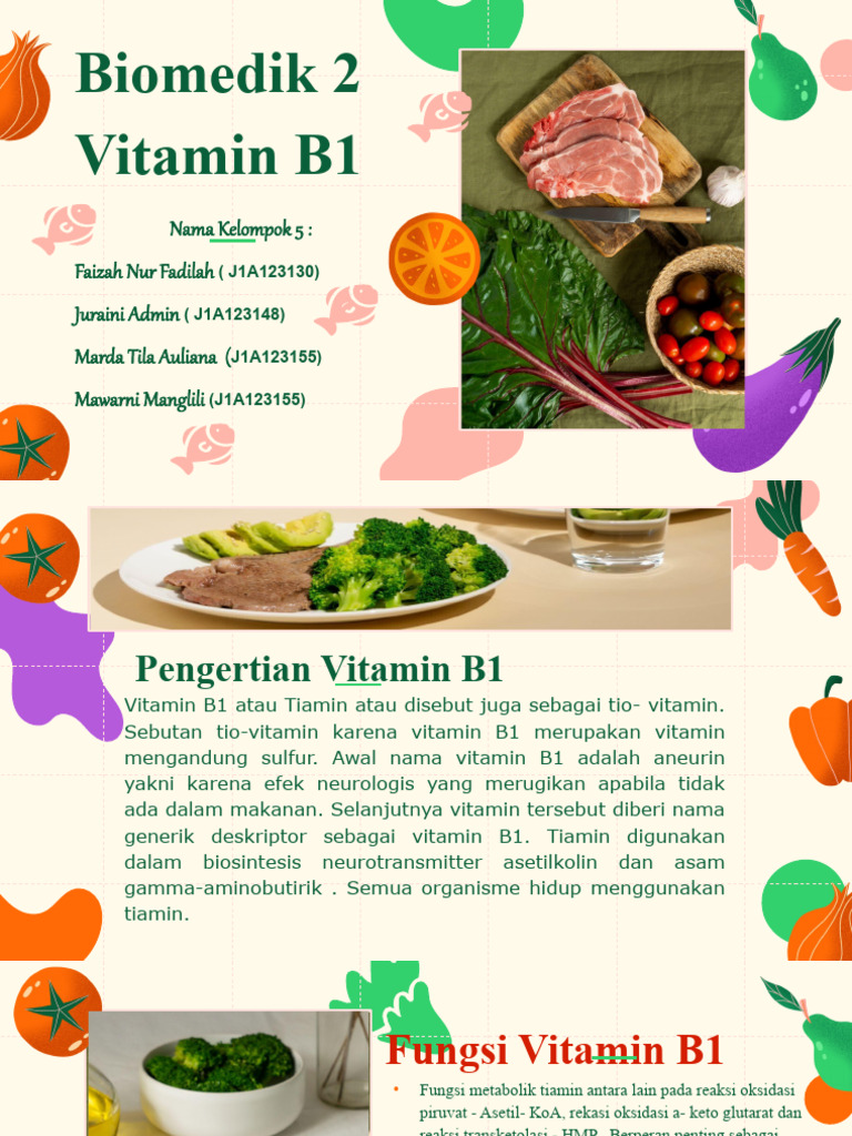 Kelompok 5 - Vitamin b1 | PDF
