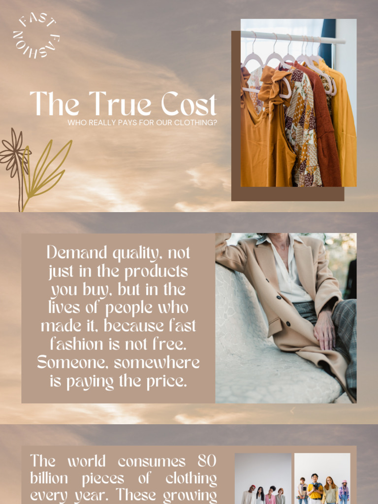 The True Cost of Fast Fashion | PDF