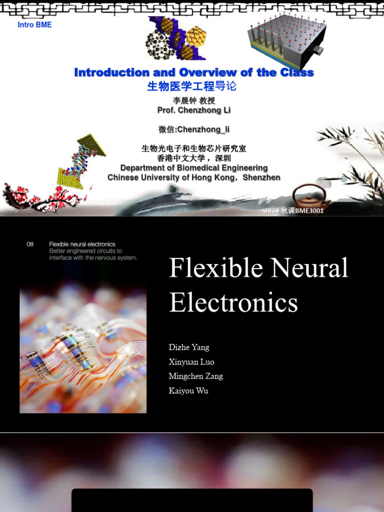 2023 BME 3001 Intro BME Section 12 G11 Flexiable Materials | PDF | Nervous System | Brain