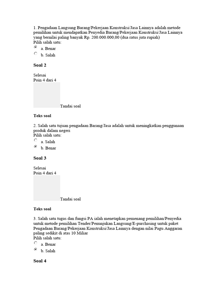 Post Test | PDF