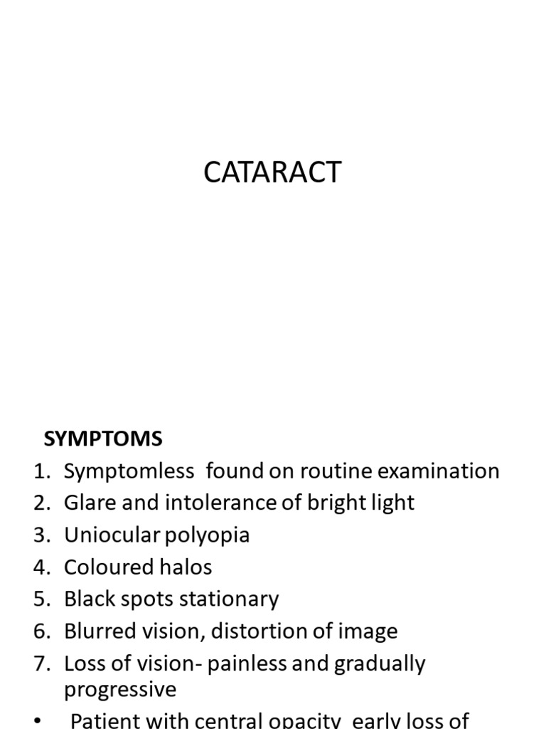 Cataract 3 | PDF | Cataract | Glaucoma