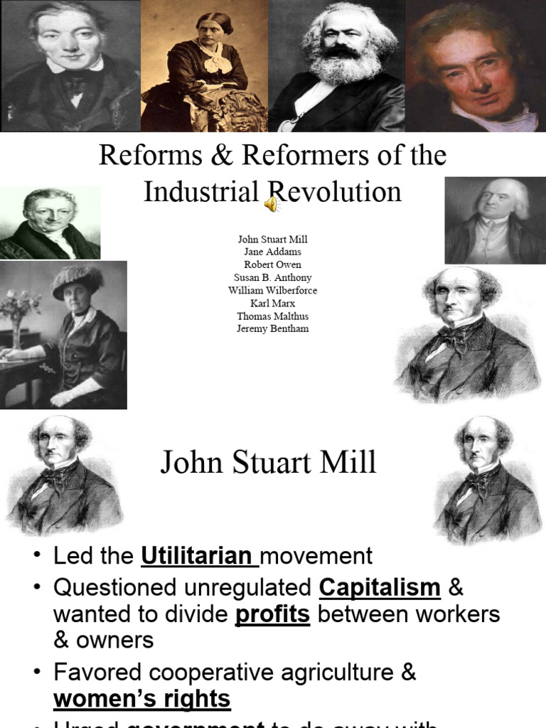 Reforms Reformers of The Industrial Revolution3 | PDF | Left Wing ...