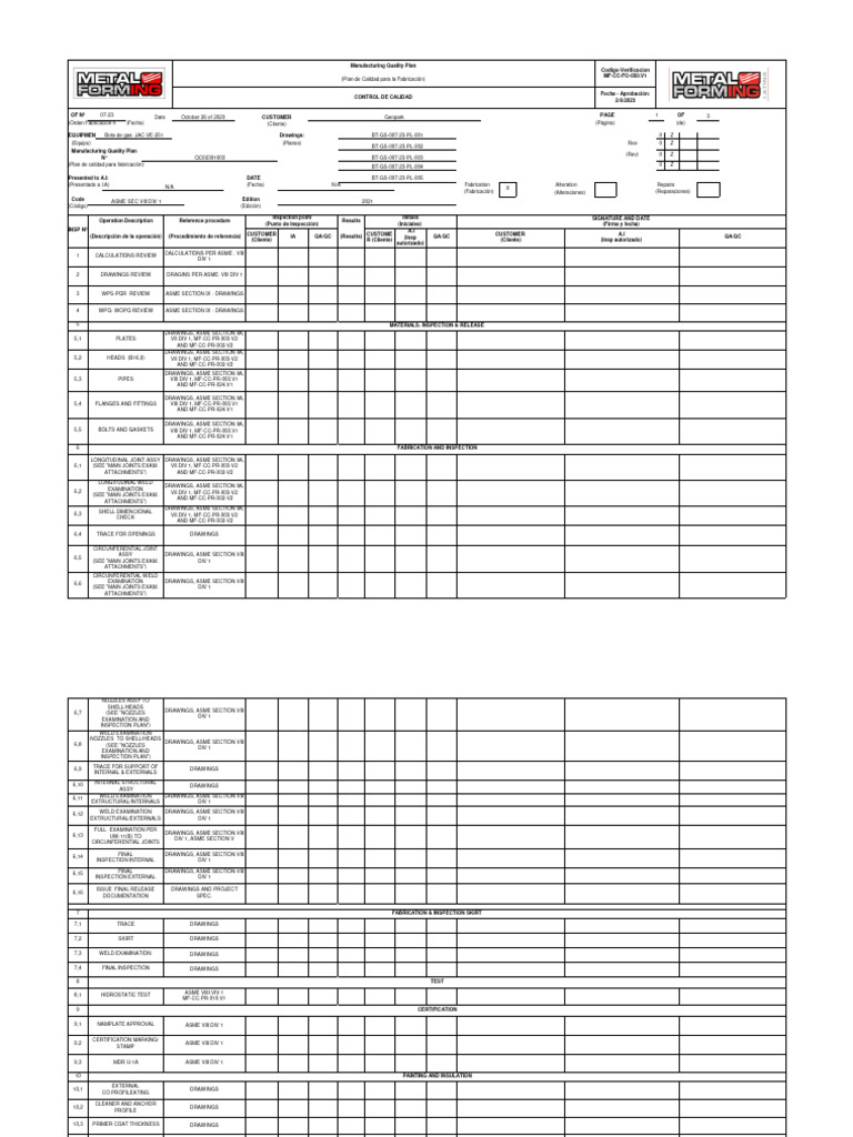 manufacturing-quality-plan-bota-de-gas-pdf-gas-technologies-plumbing