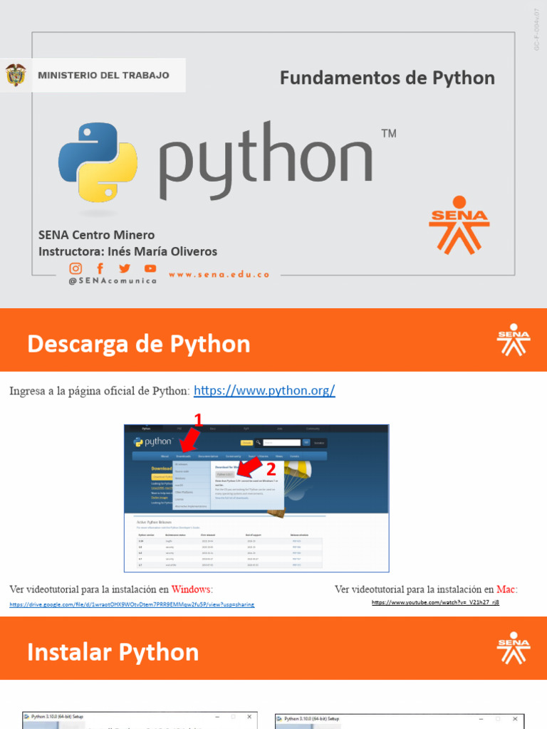 01-Configuración de Python | PDF 01-Configuración de Python | PDF