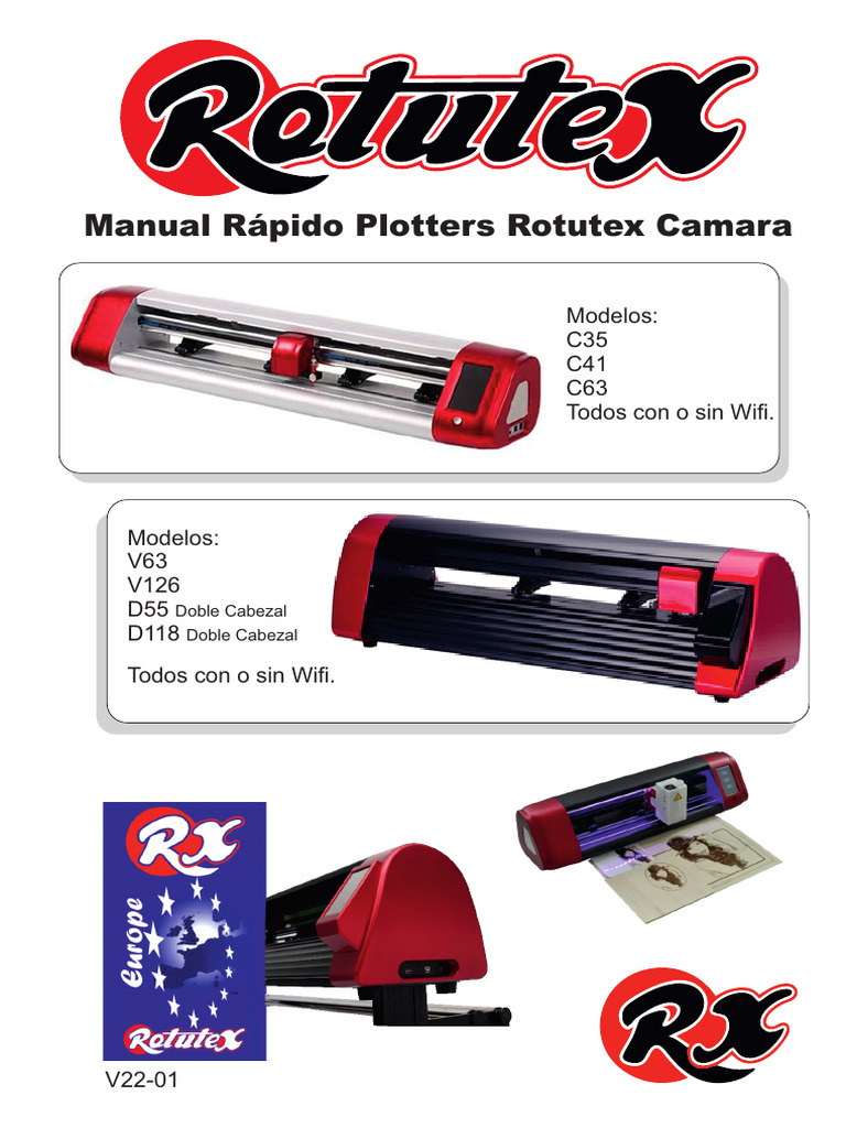 Manual Rapido Plotter RX | PDF | Tornillo | USB