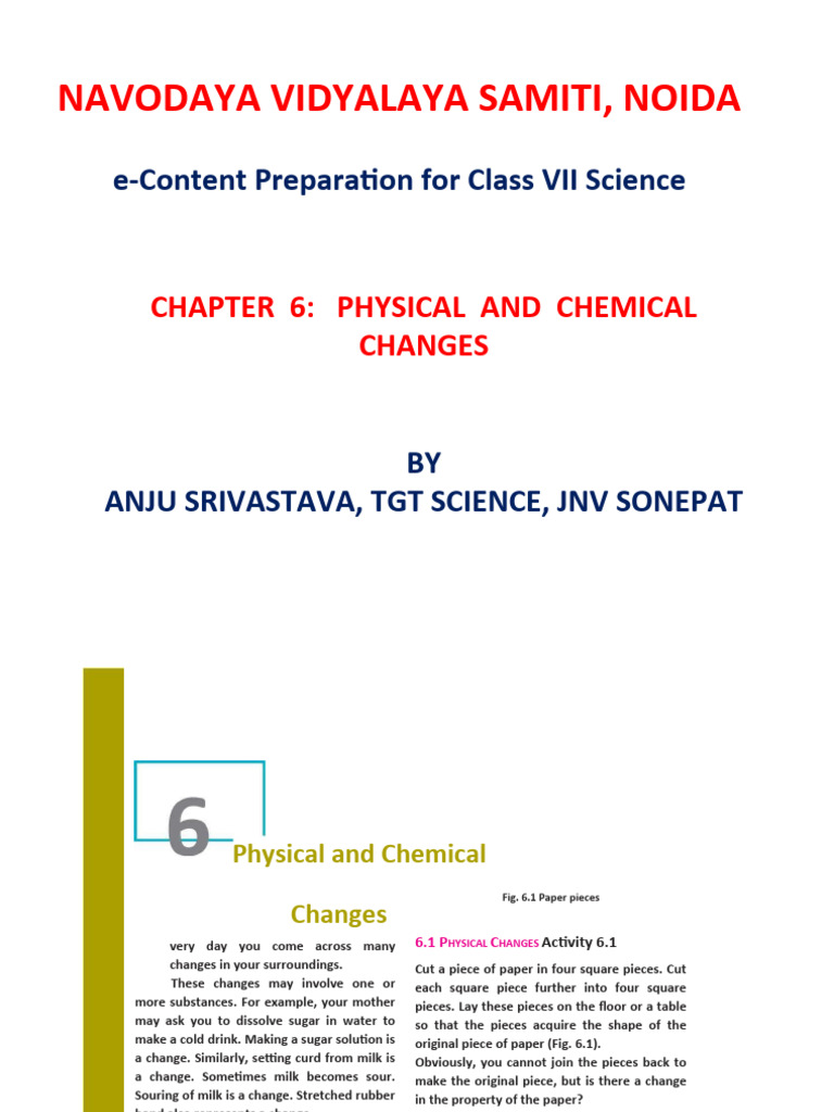 Understanding Physical and Chemical Changes | PDF | Rust | Iron