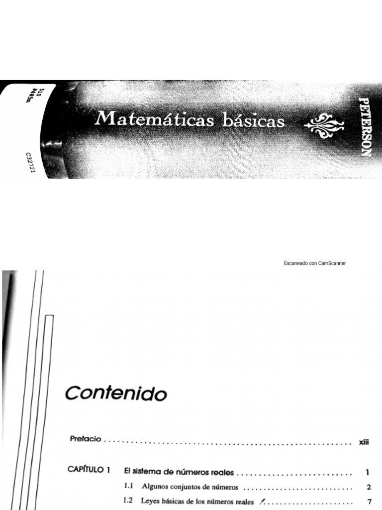 Matemáticas Básicas | PDF