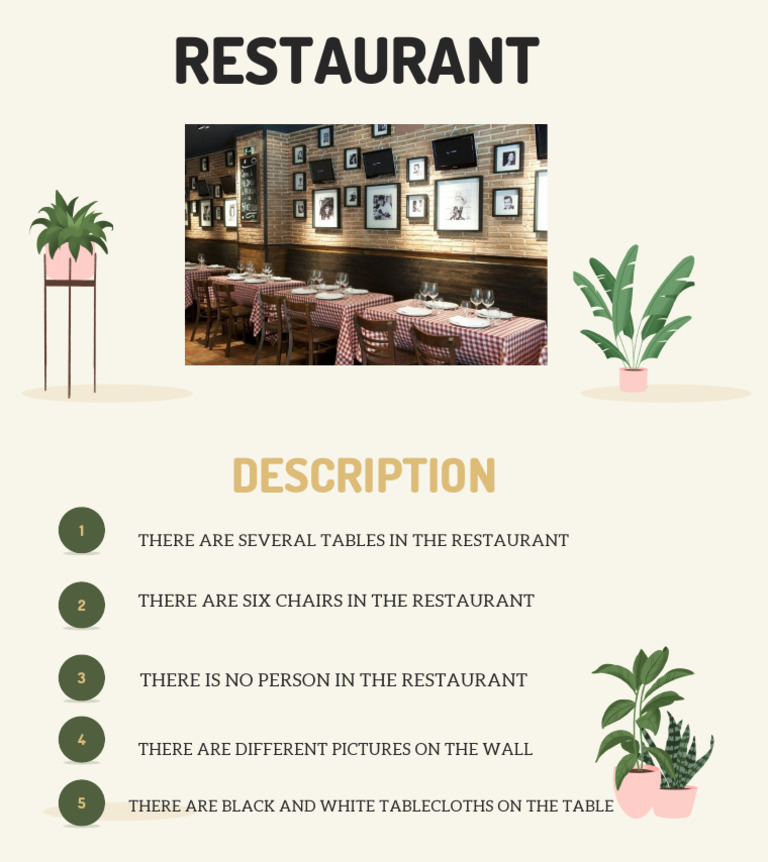 RESTAURANT DESCRIPTION | PDF