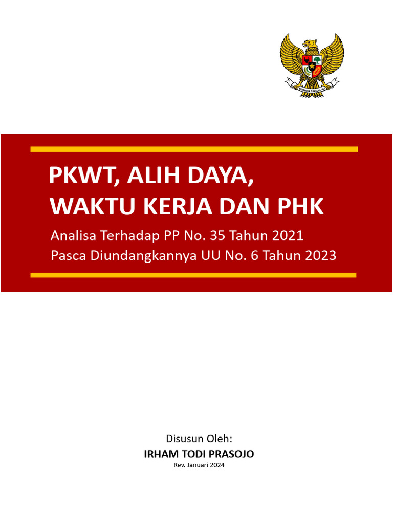Analisa PP 35 Tahun 2021 | PDF