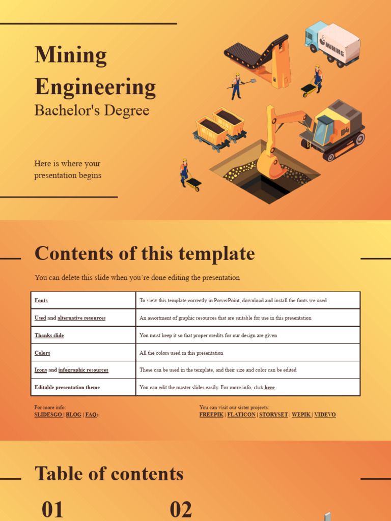 Mining Engineering Bachelor's Degree by Slidesgo | PDF | Planets | Venus