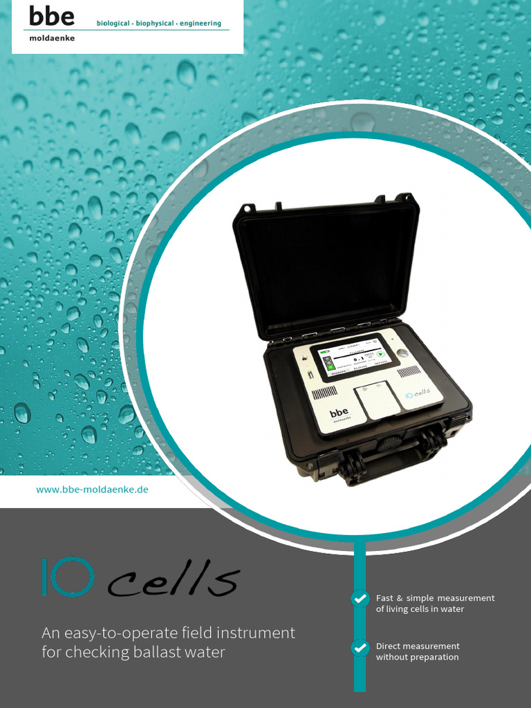 BBE-10cells Brochure | PDF | Water | Algae