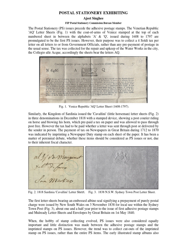 Postal Stationery Collectors Guide | PDF | Postage Stamp | Mail