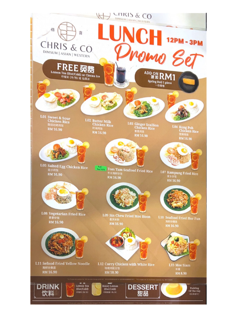 Meal Set - Breakfast & Lunch | PDF