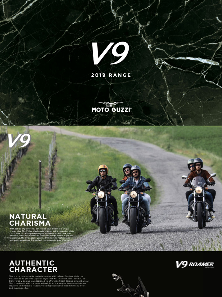 Moto Guzzi V9 Roamer & Bobber Overview | PDF | Motor Vehicle | Transport