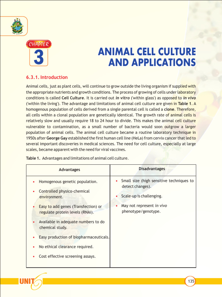 Unit 3 | PDF | Cell Culture | Stem Cell