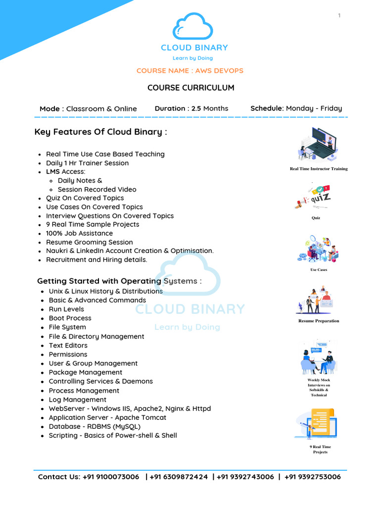 AWS DevOps Course Overview | PDF | Technology & Engineering