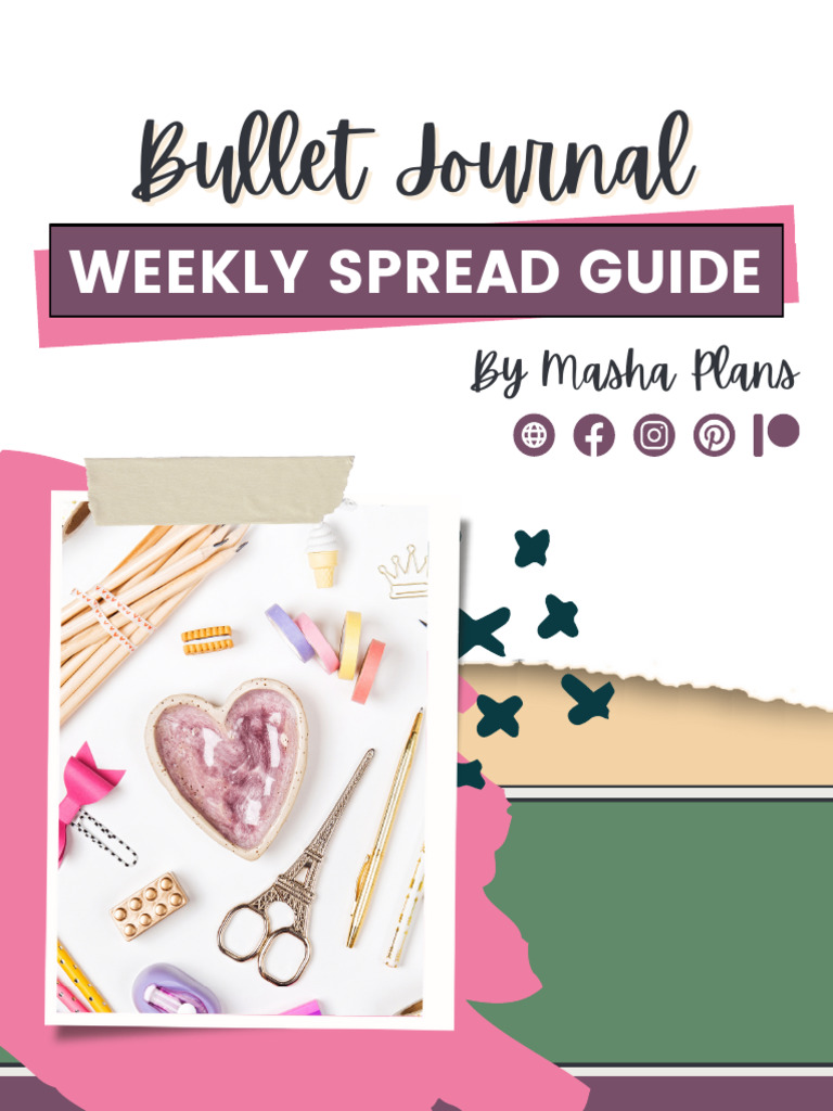 Bullet Journal Weekly Spread Guide | PDF