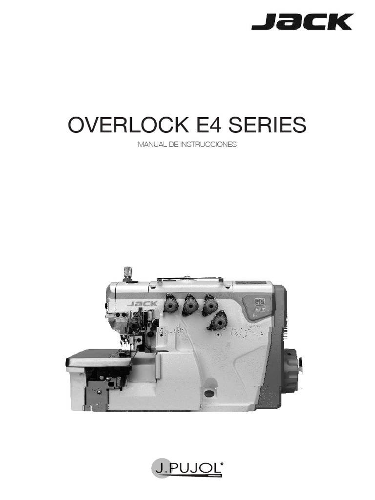 Manual E4 - Series - ESP Ovelock | PDF | Tornillo | Bienes manufacturados