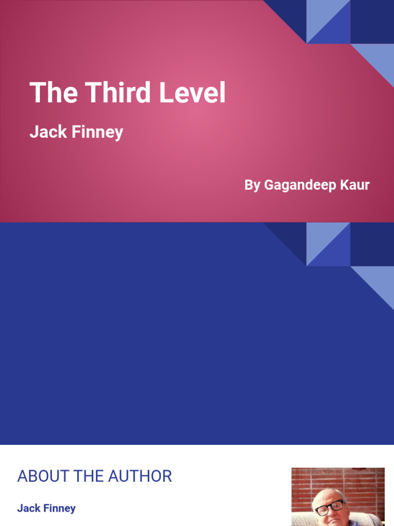 Exploring Jack Finney's The Third Level | PDF | History | Classics