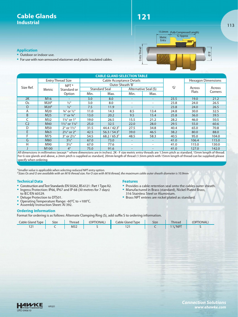 Cable Glands: Industrial | PDF | Mechanical Engineering | Building ...