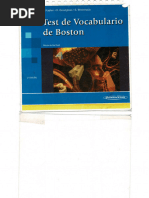 Test de Boston Completo Laminas | PDF