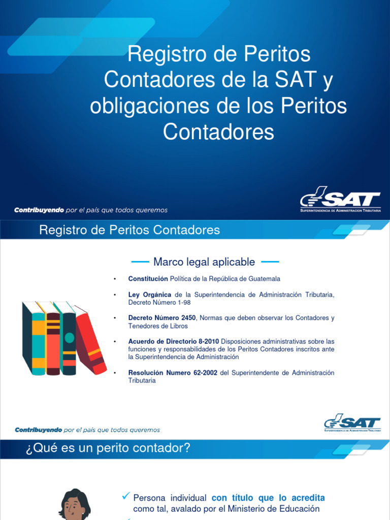 Registro y Obligaciones de Los Peritos Contadores | Descargar gratis ...