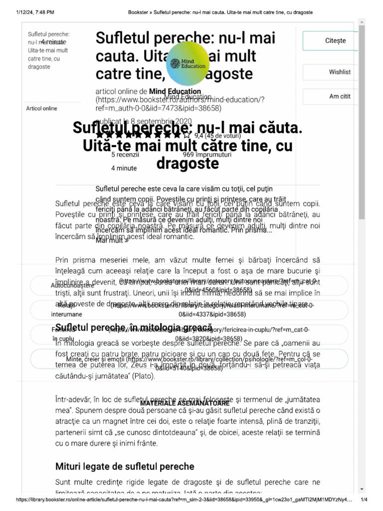 Sufletul Pereche | PDF