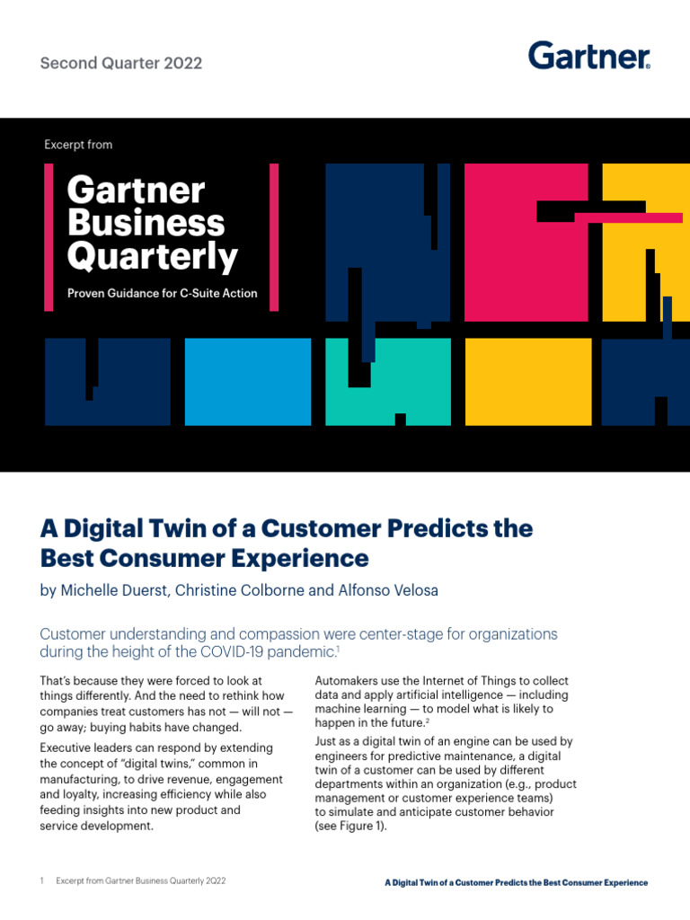 Digital Twin of Customer Experience Insights | PDF