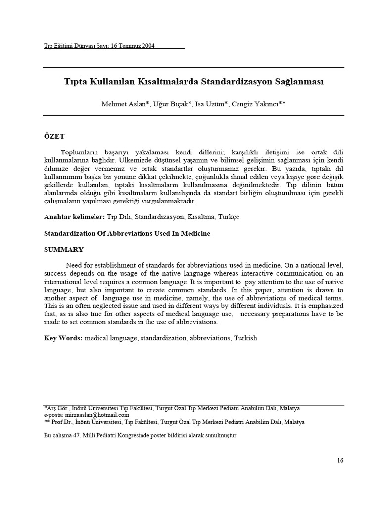 T - Pta Kullan - Lan K - Saltmalarda Standardizasyon Sa - Lanmas - (#228590) - 199148 | PDF