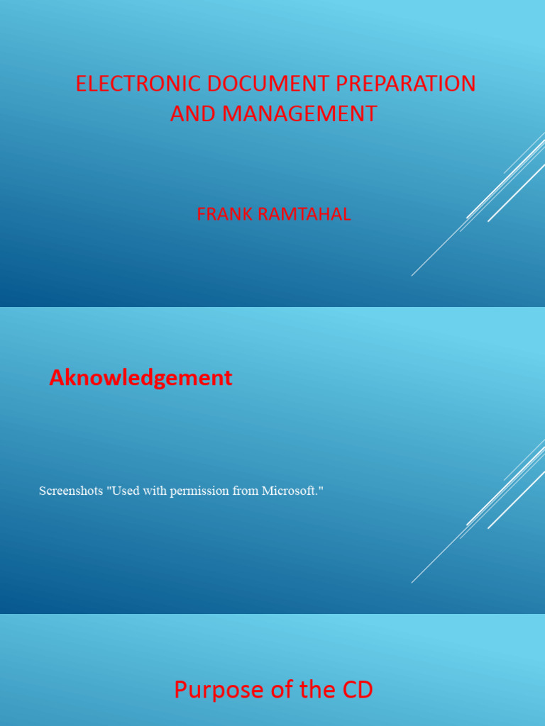 EDPM Overview by Frank Ramtahal | PDF