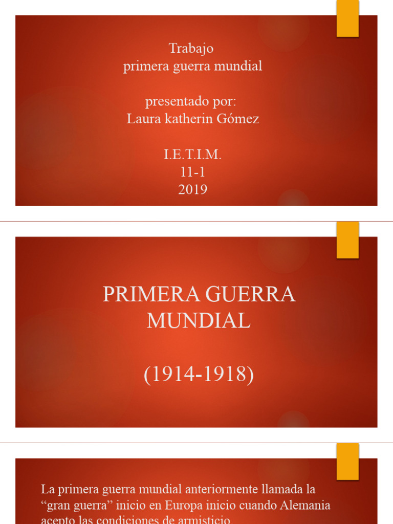 PRIMERA GUERRA MUNDIAL | PDF | Primera Guerra Mundial | Austria Hungría