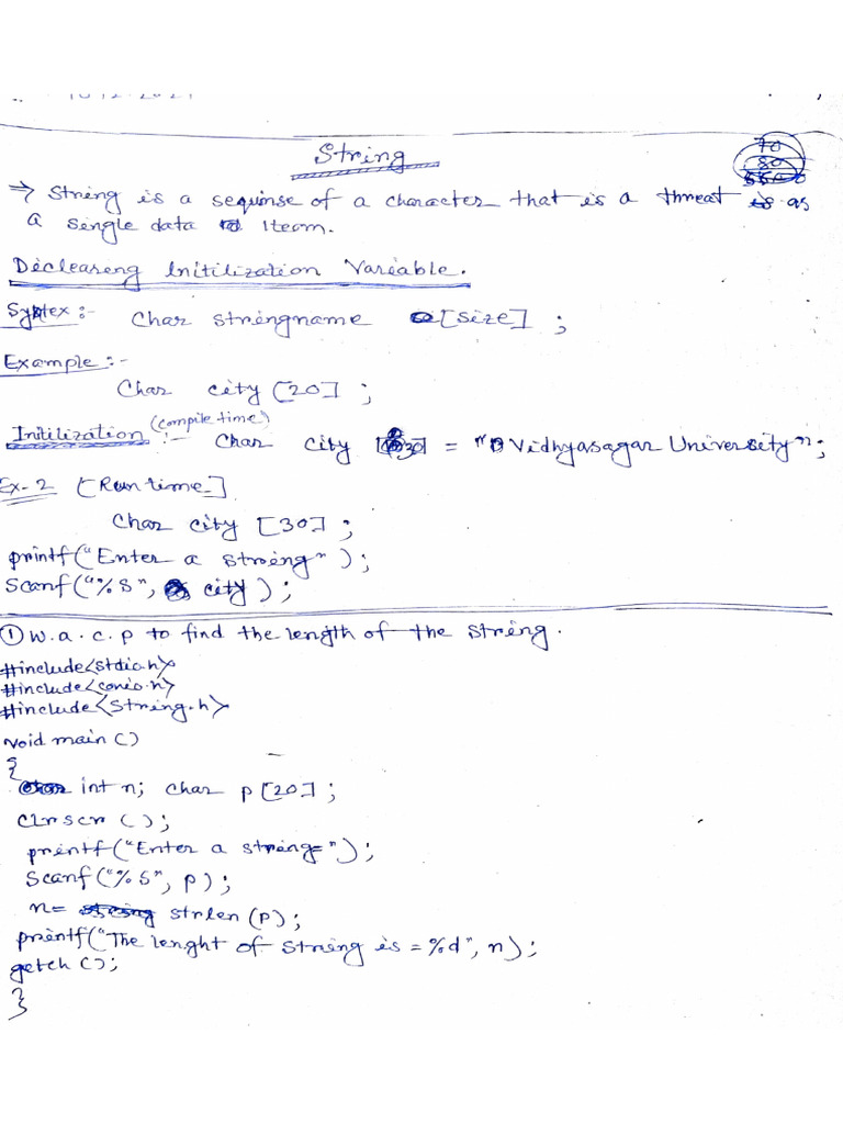 String | PDF | Computer Programming | Computer Standards
