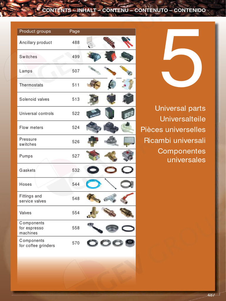 Gev Coffee-5 Universal | PDF | Electrical Connector | Ac Power Plugs And Sockets