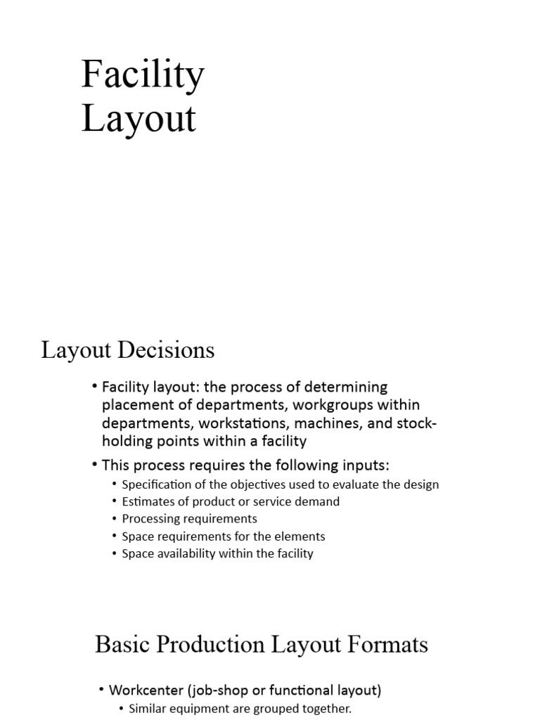 Facility Layout | PDF | Retail | Supermarket