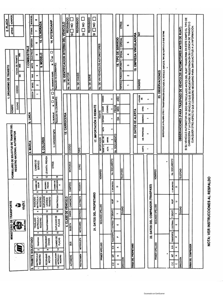 Poder y Formulario | PDF