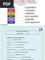 Exercices sur les verbes irréguliers au présent | PDF | Conjugaison | Verbe